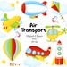 Air Transport Clipart, Transportation Clipart, Travel Clipart, Air ...