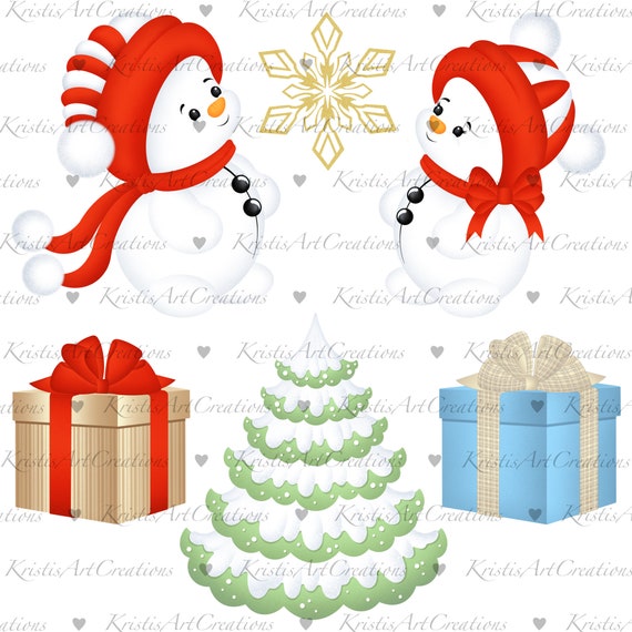 Snowman Birthday Clipart