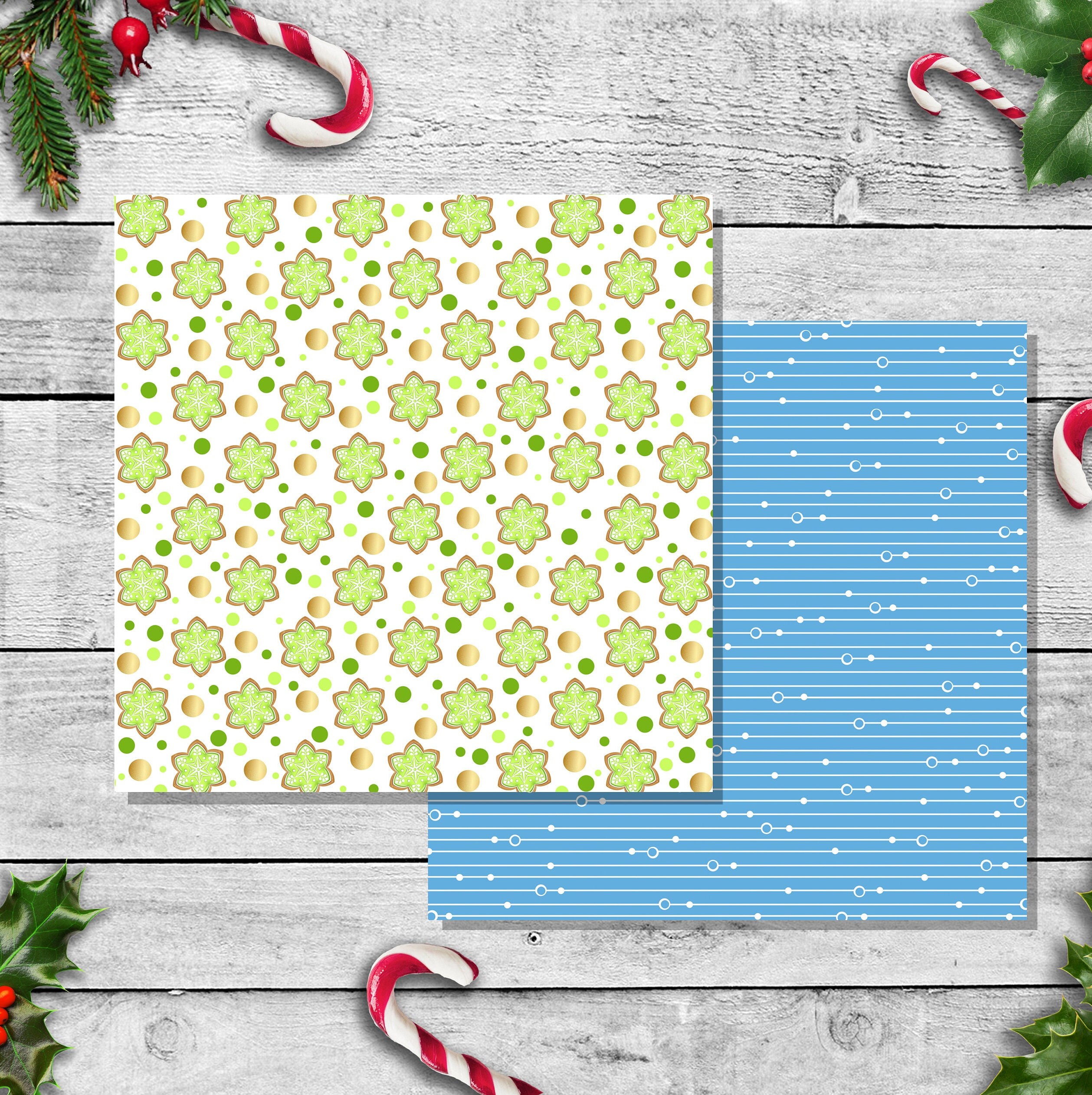 Christmas Sweets Seamless Patterns Digital Print Christmas - Etsy