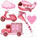 Valentine's Day Clipart, Valentines Day Transportation, Love Clipart ...