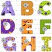 Halloween Alphabet Clipart, Halloween Numbers Clipart, Halloween ...