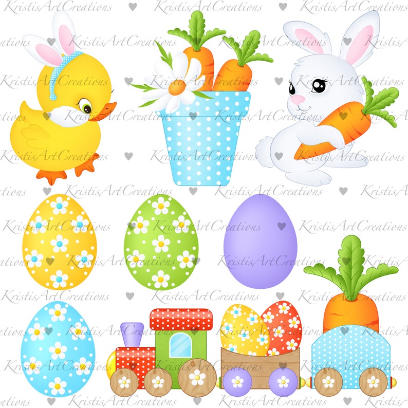 Easter Clipart, Happy Easter, Cute Easter, Easter Bunnies, Easter Eggs ...