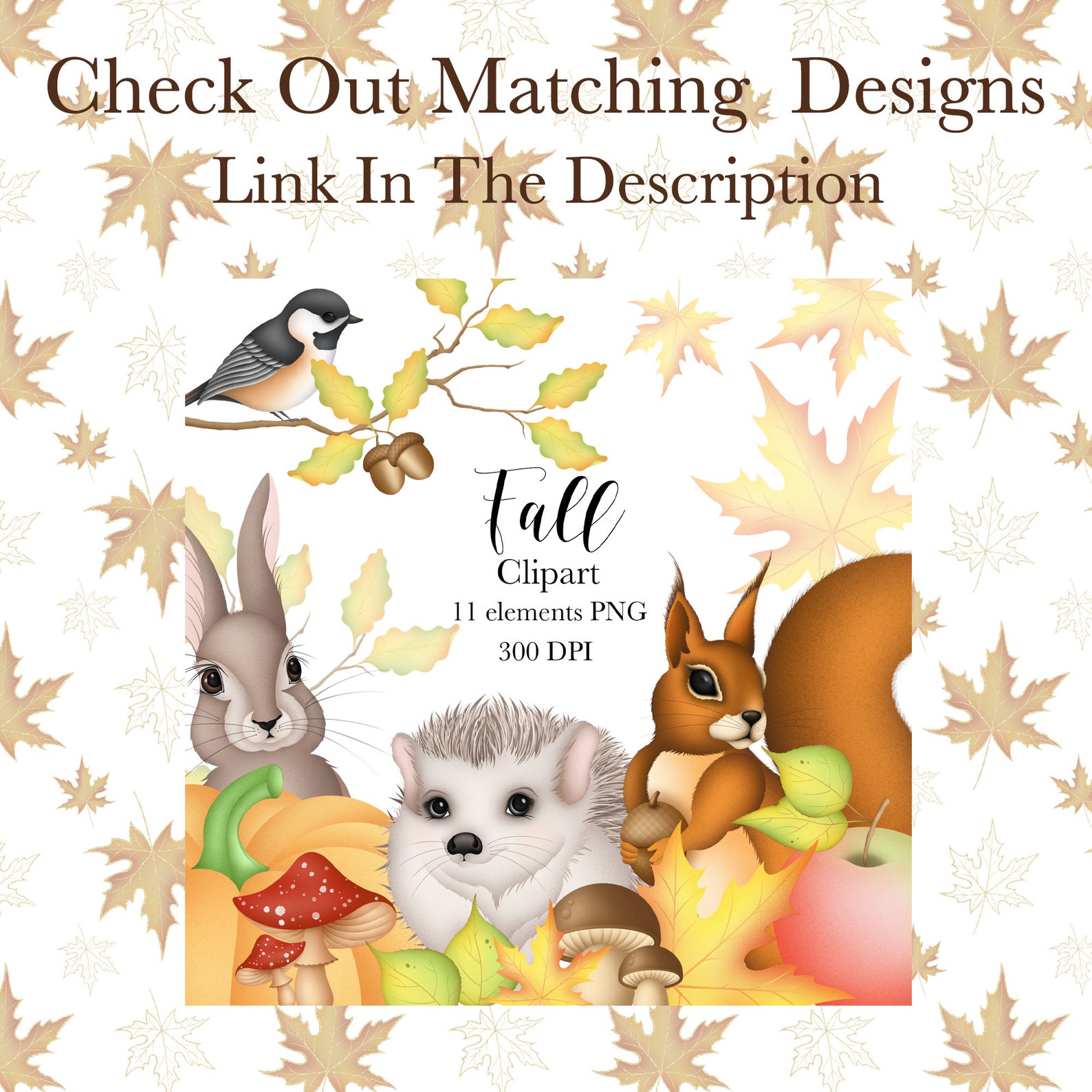 Fall & Pumpkins Clipart, Autumn, Gnomes, Fall Leaves, Sunflowers,fall ...