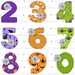 Halloween Alphabet Clipart, Halloween Numbers Clipart, Halloween ...