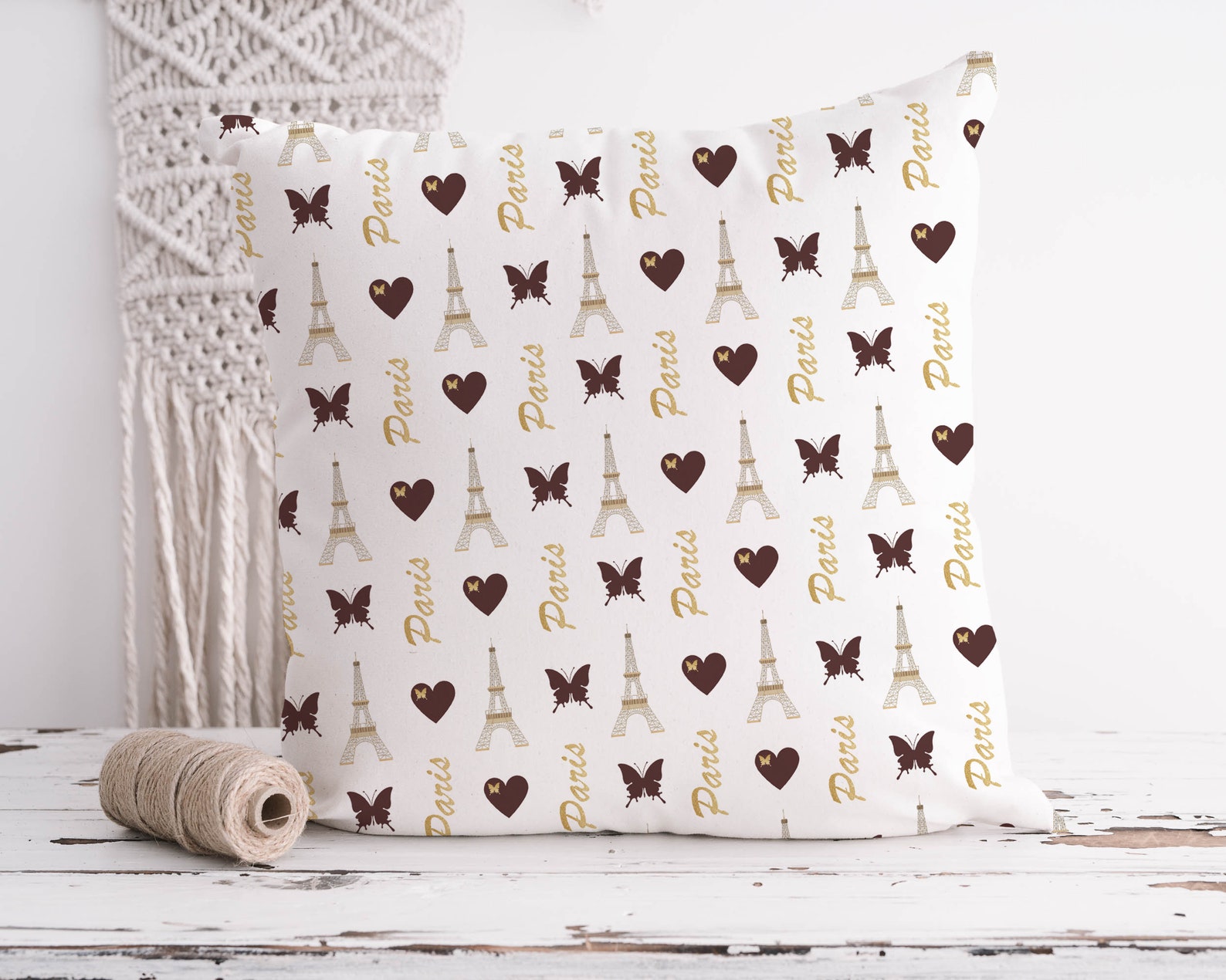 Digital Paris Pattern, Paris Seamless Pattern, Paris Digital Paper ...