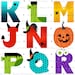 Halloween Alphabet Clipart, Halloween Numbers Clipart, Halloween ...