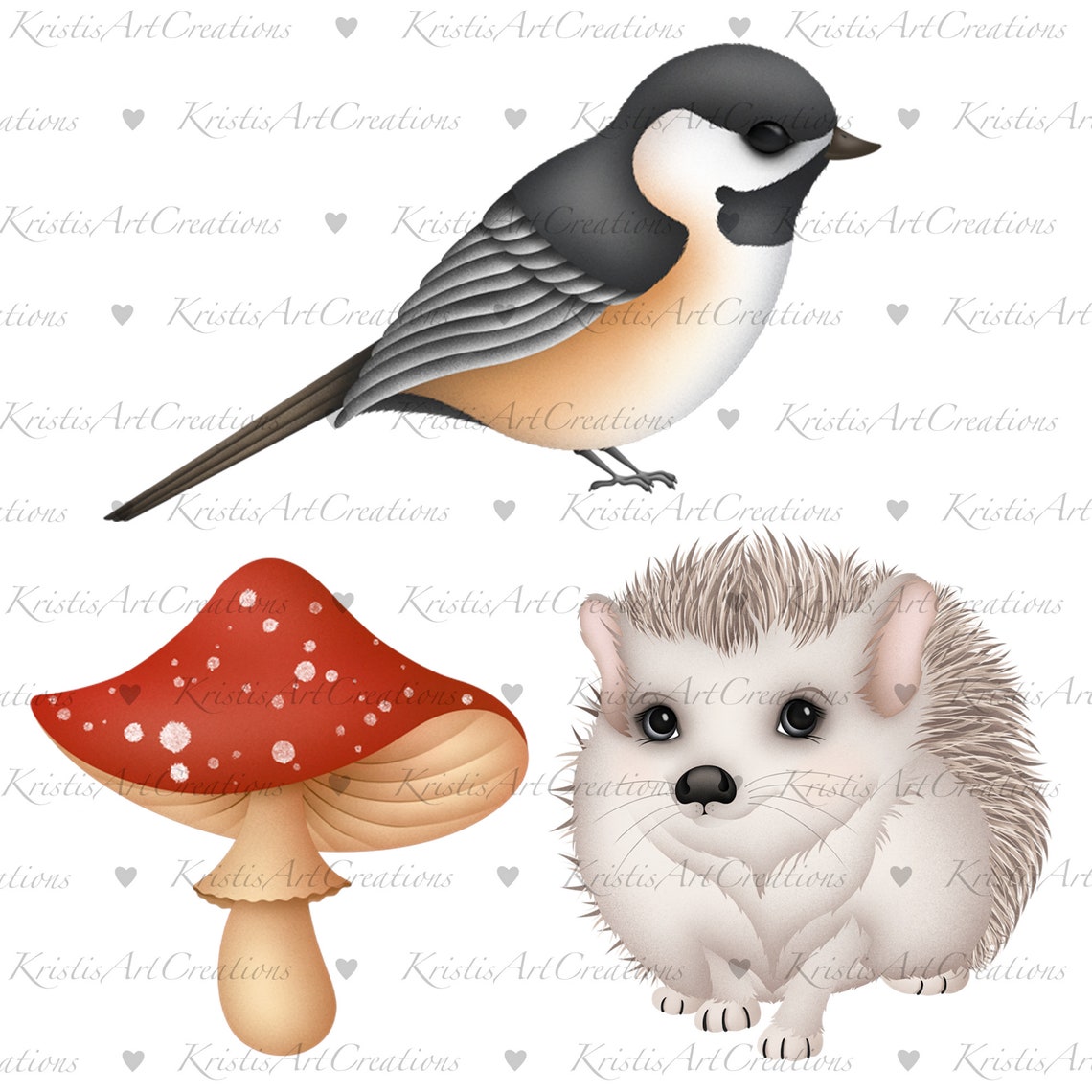 Forest Animals Clipart Fall Clipart Autumn Clipart Animals - Etsy