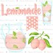Pink Lemonade Clipart Lemon Clipart Summer Pink Clipart - Etsy