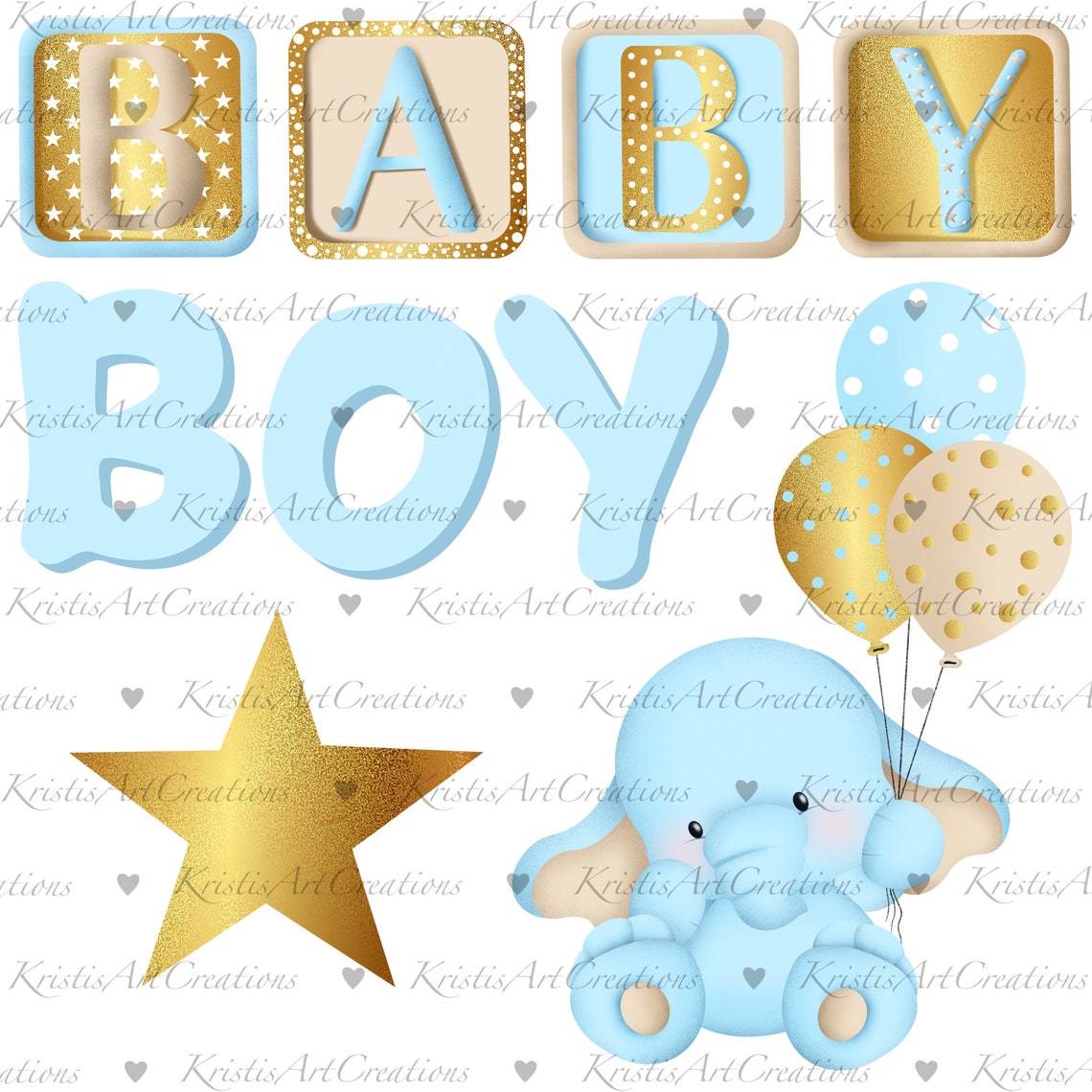 Baby Boy Clipart Baby Digital Clipart Baby Shower Clipart - Etsy