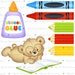 Back to School Clipart, Teddy Bear School Clipart, Multicolor, School ...