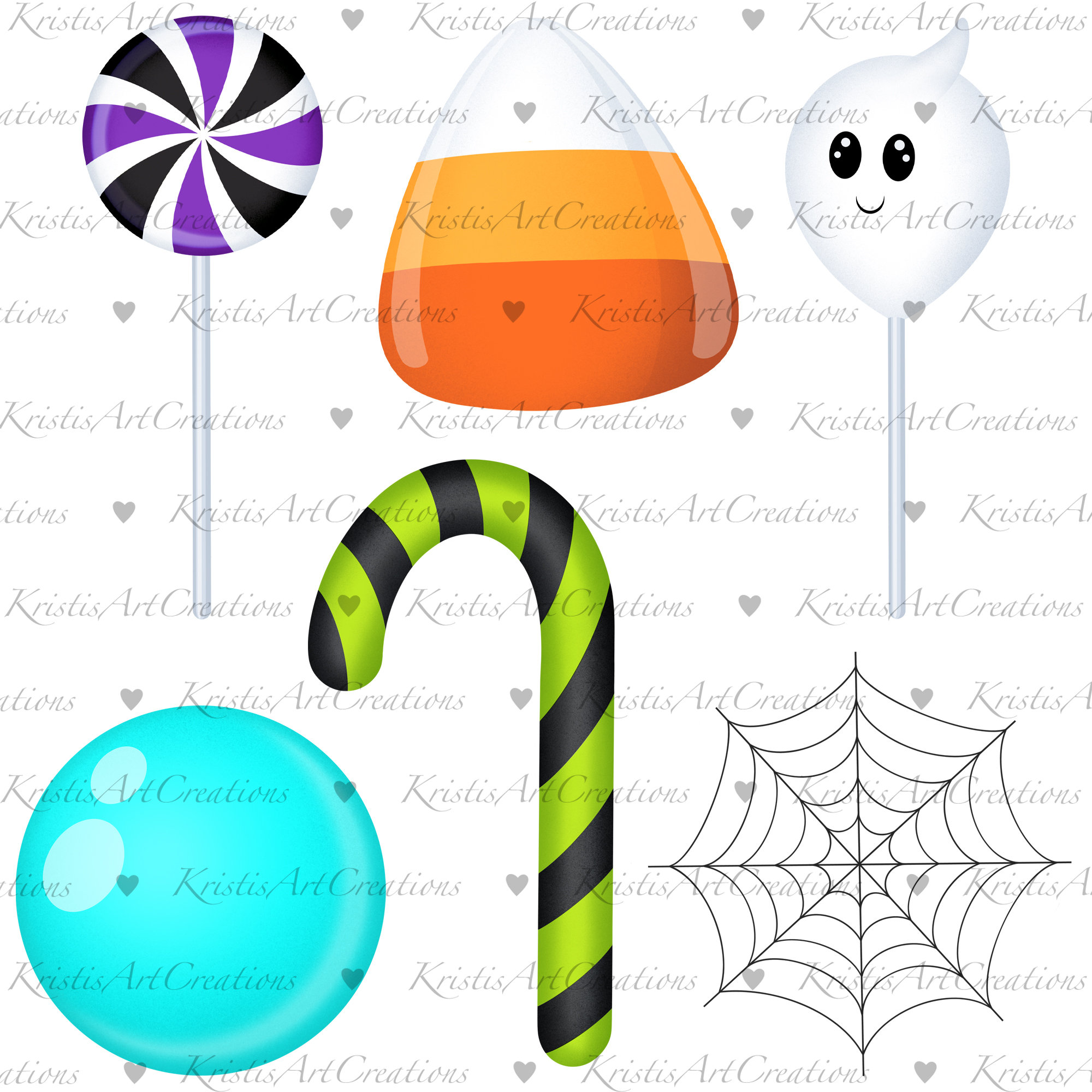 Halloween Sweets Clipart, Happy Halloween Clipart, Halloween Clipart ...