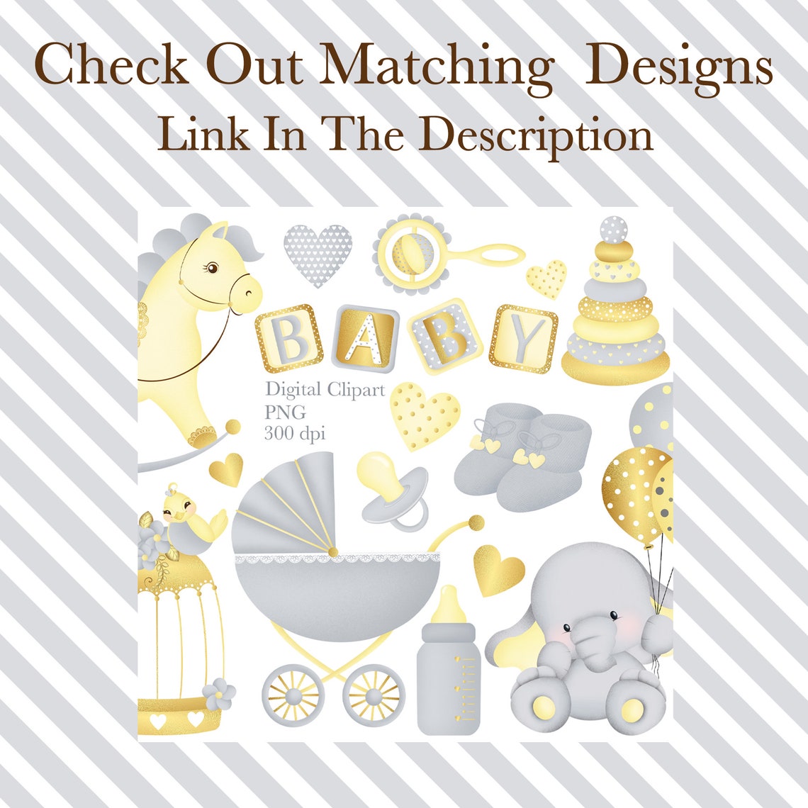 Baby Boy Clipart Baby Digital Clipart Baby Shower Clipart - Etsy