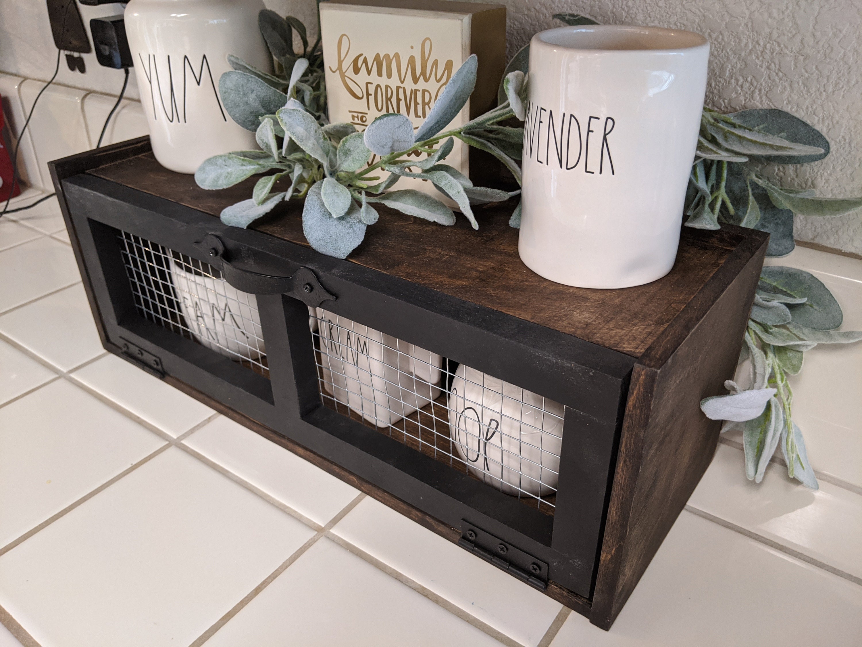 Chicken Wire Wall Shelf Kitchen Counter Shelf Cabinet Box - Etsy