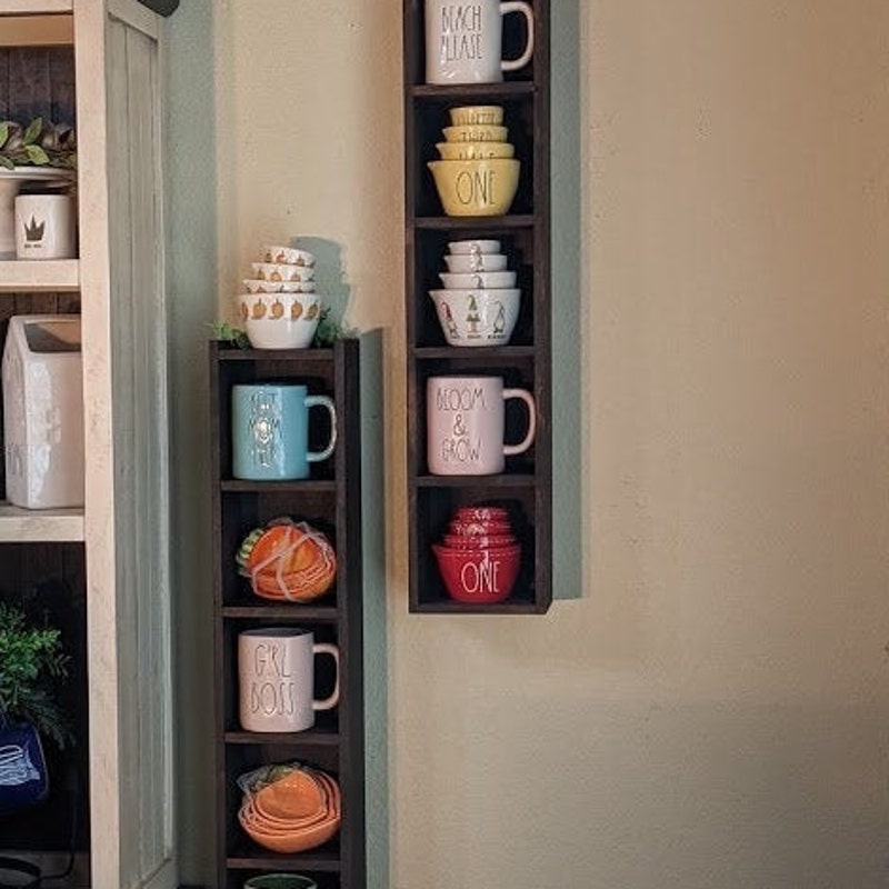 Mug Shelf Display - Etsy