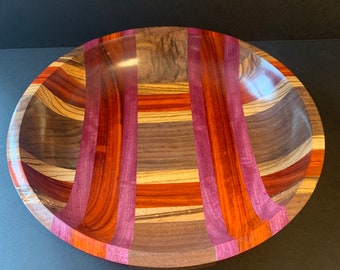 Multi Wood Bowl | Etsy