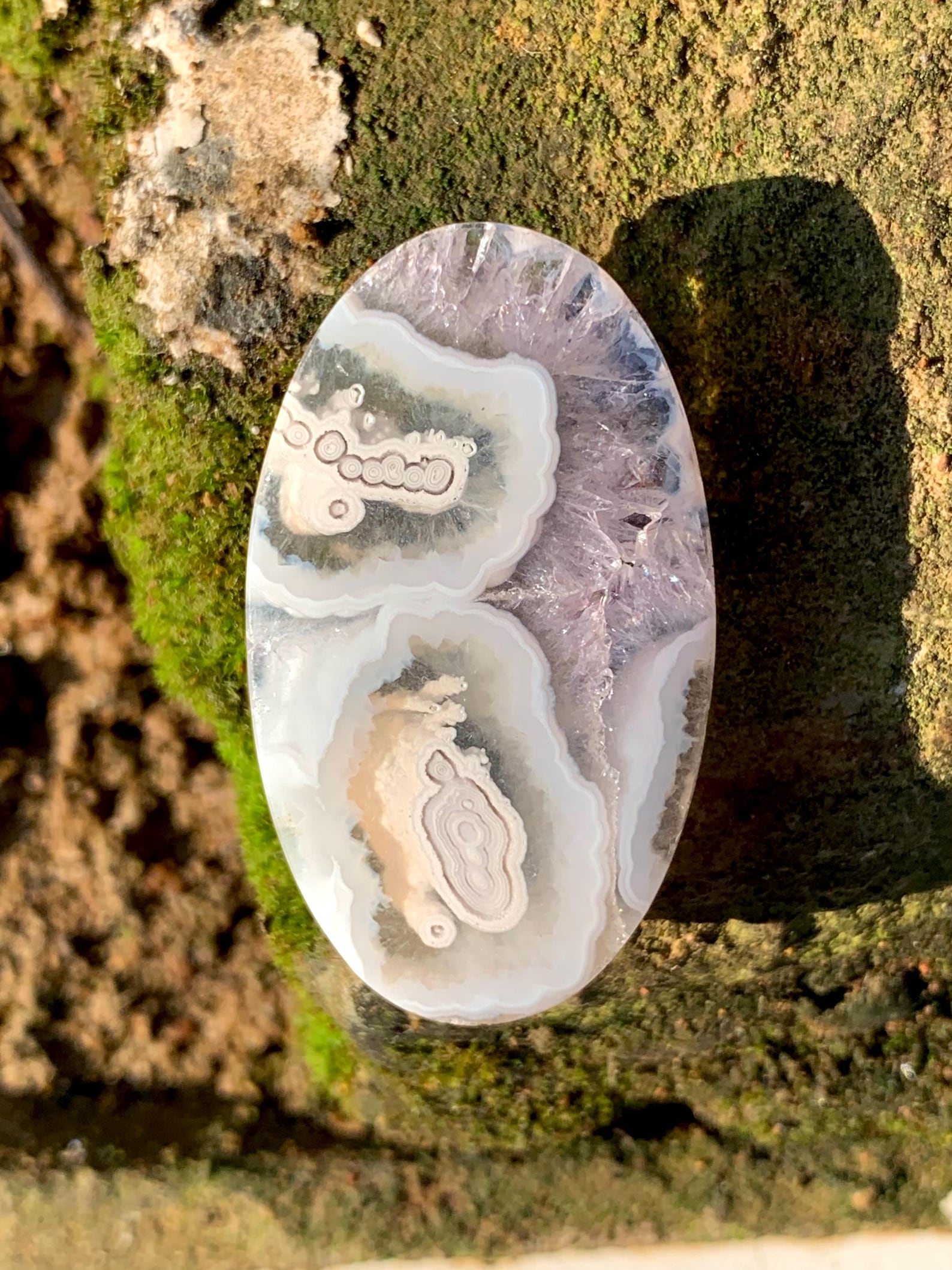 Orbicular Scenic Moss Agate, Indonesia Scenic Moss Agate, Scenic Orbs ...