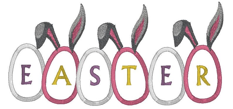 ITH Easter Pillow Embroidery & Applique Project Instant Download - Etsy