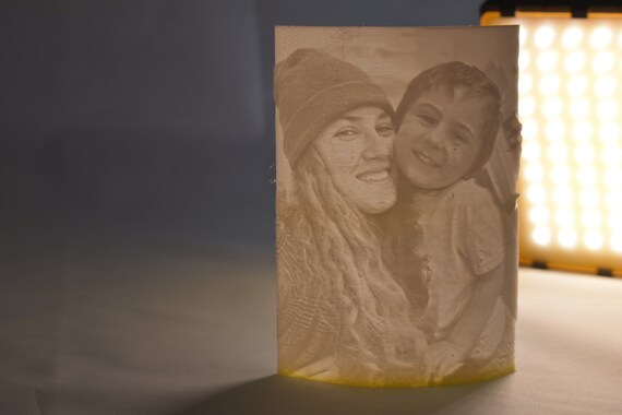 Portrait Lithophane 3D Printed Picture Family Portrait Animal Portrait ...