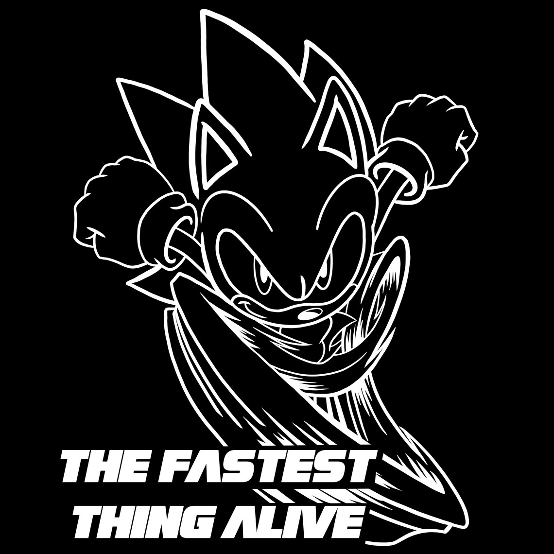 Sonic the Hedgehog Vinyl Sticker Decal - Etsy
