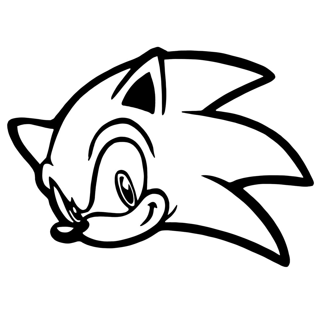 Sonic the Hedgehog Headshot Vinyl Sticker - Etsy Australia