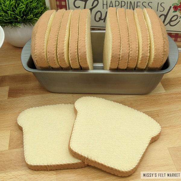 Felt Bread Play Food - Etsy