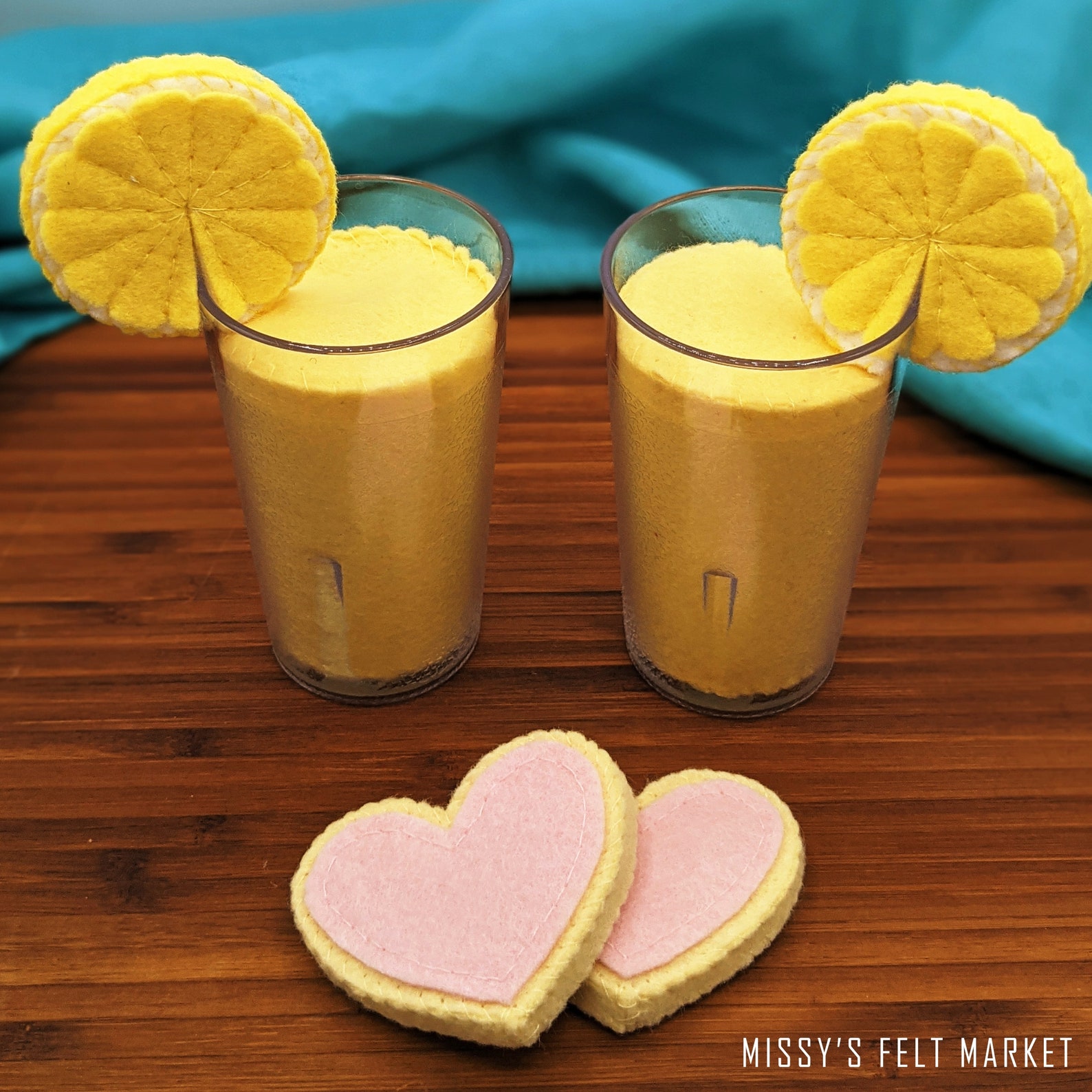 Lemonade Play Set for Pretend Play 1 Pitcher of Felt Drink | Etsy