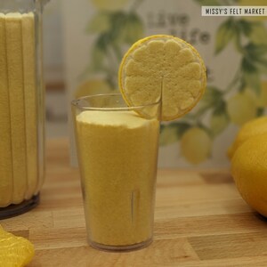 Lemonade Play Set for Pretend Play - 1 Pitcher of Felt Drink and 2 ...