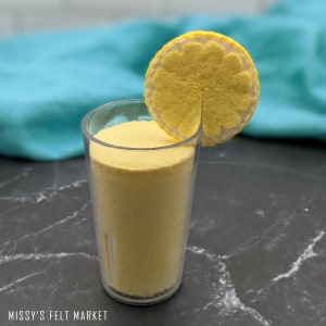 Lemonade Play Set for Pretend Play 1 Pitcher of Felt Drink | Etsy