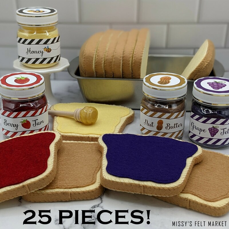 Felt Bread Play Food - Etsy