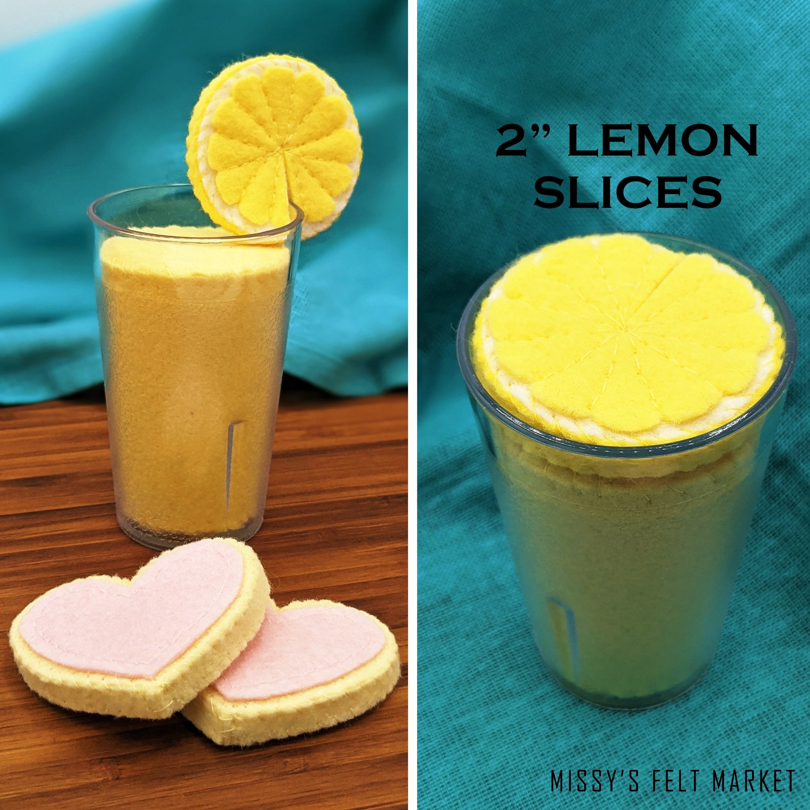 Lemonade Play Set for Pretend Play 1 Pitcher of Felt Drink | Etsy