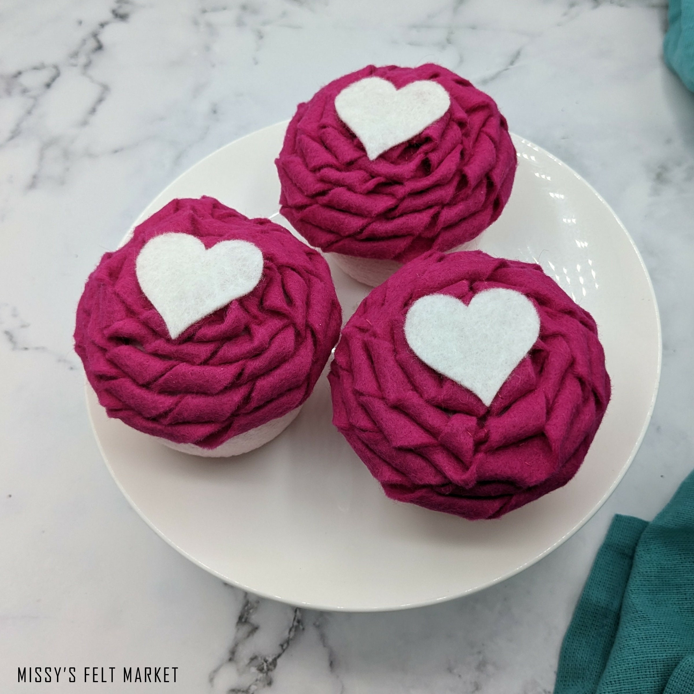 Pretty in PINK Cupcakes for Valentine's Day Pretend Play - Etsy Australia