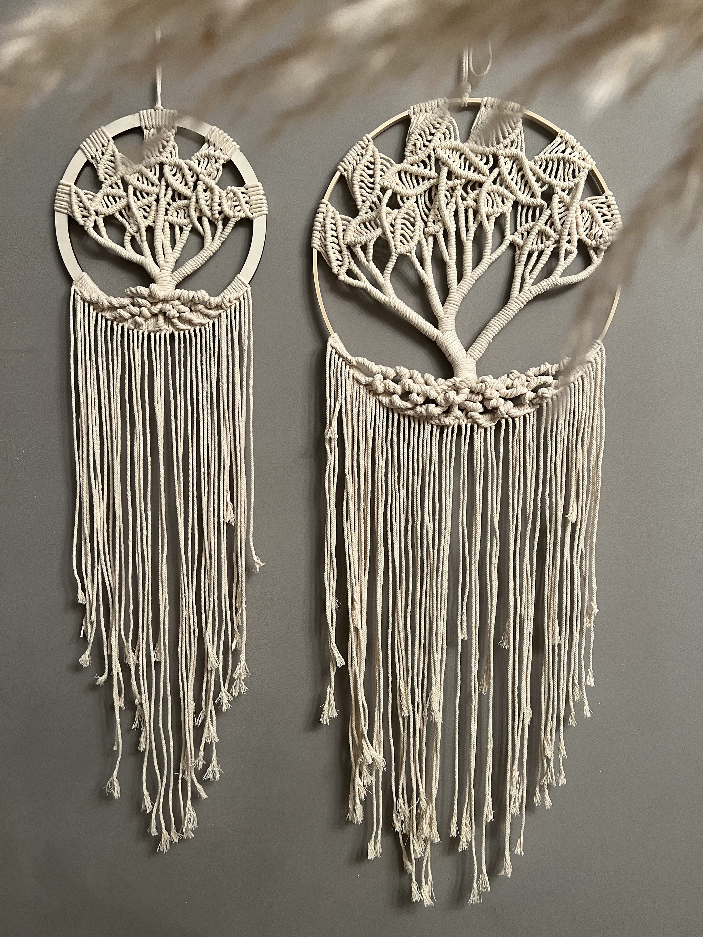 Lebensbaum Groß makramee / Tree of live / Wandbehang Baum / Baum des ...