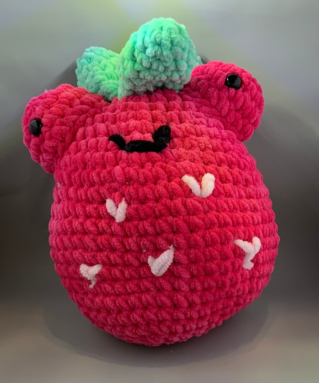 Crochet Strawberry Frog - Etsy