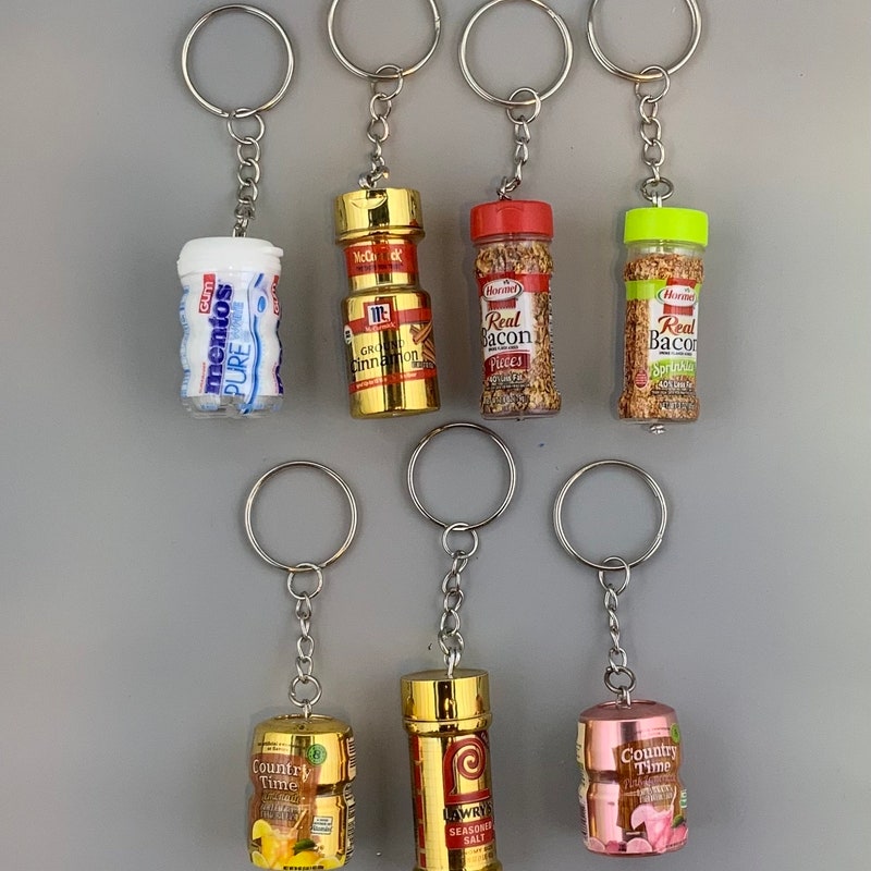 Seasoning Keychains - Etsy