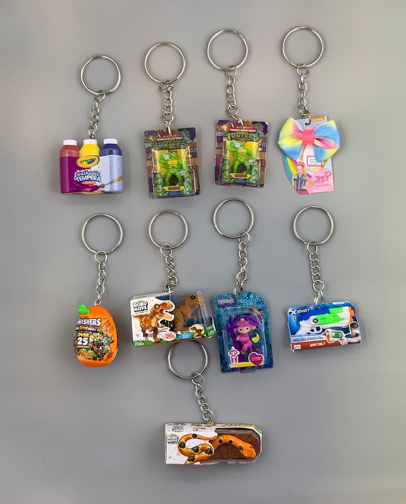 Toy Mini Brand Keychain - Etsy