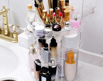 Buy Kilima Acrylic Rotating Makeup Organizer Online in India - Etsy