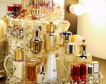 Buy Kilima Acrylic Rotating Makeup Organizer Online in India - Etsy