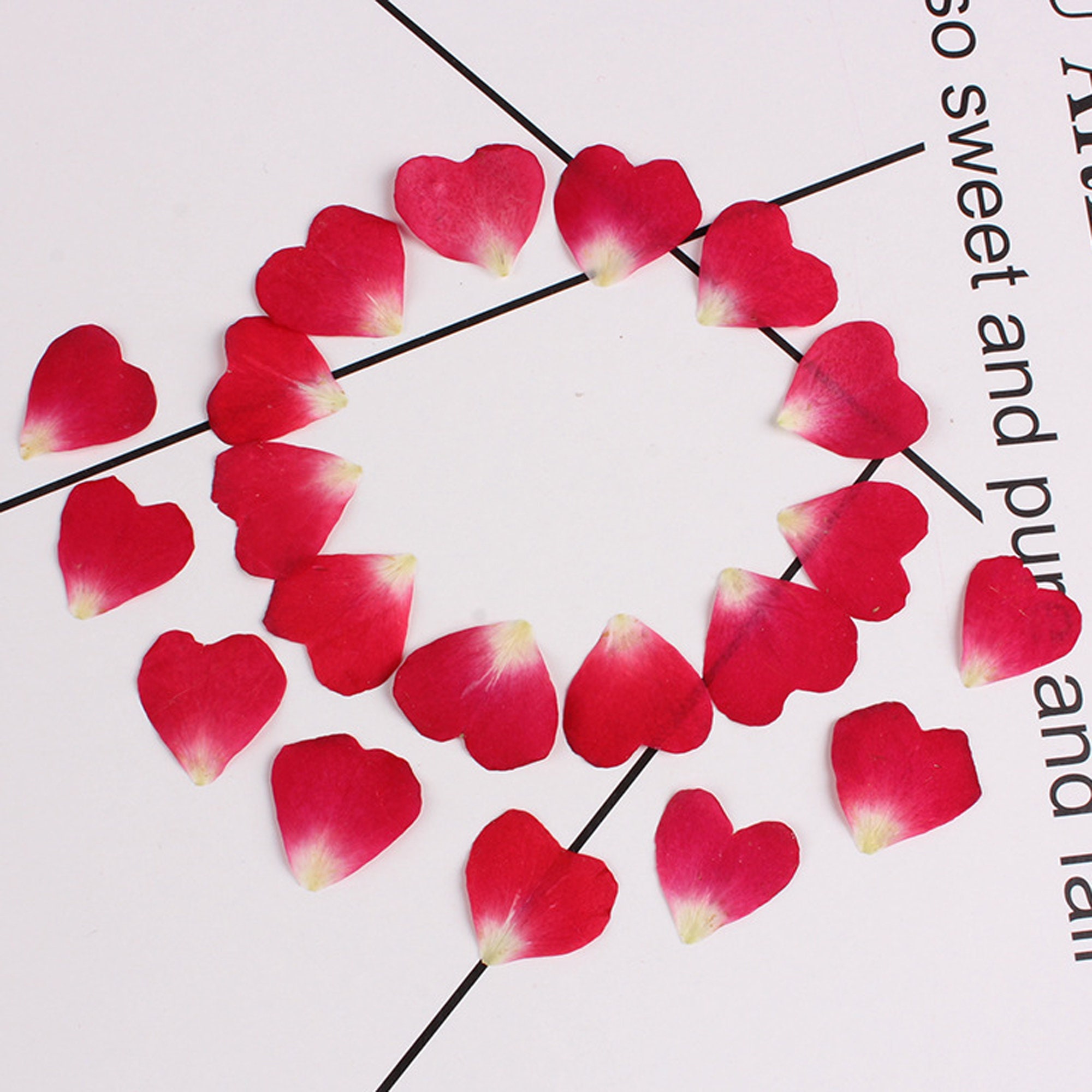 Heart Rose Petal,pressed Flowers,dried Flowers,dry Flowers,flowers ...