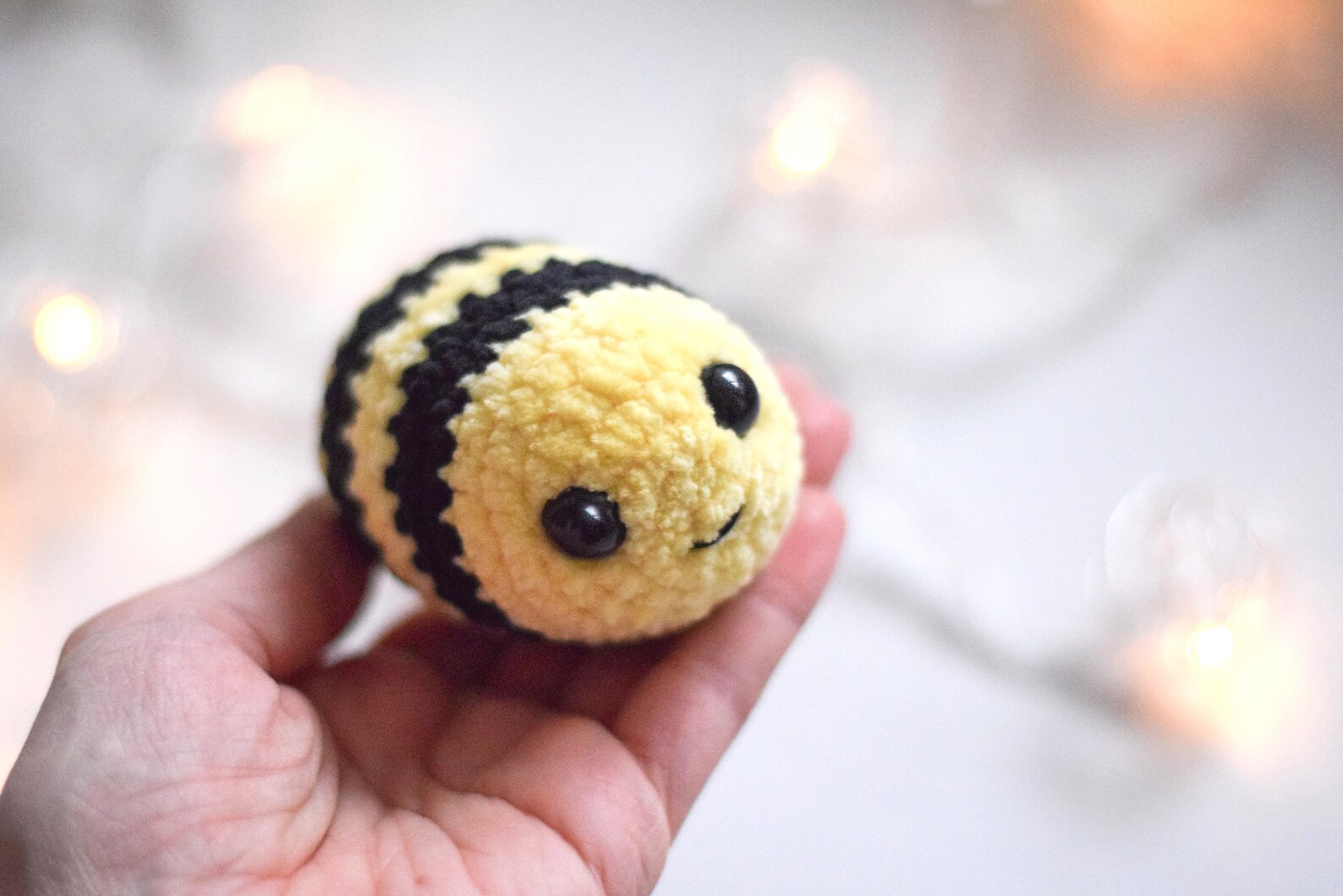 Bee Fidget Toy Bumblebee Stress Ball Plush Toy For Woman Etsy