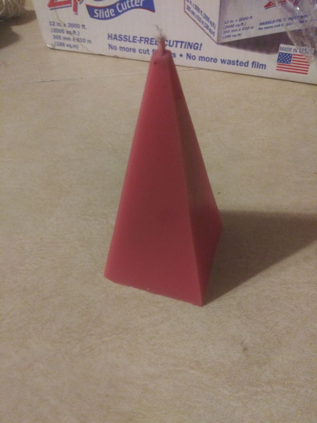 Pink Pyramid Candle - Etsy