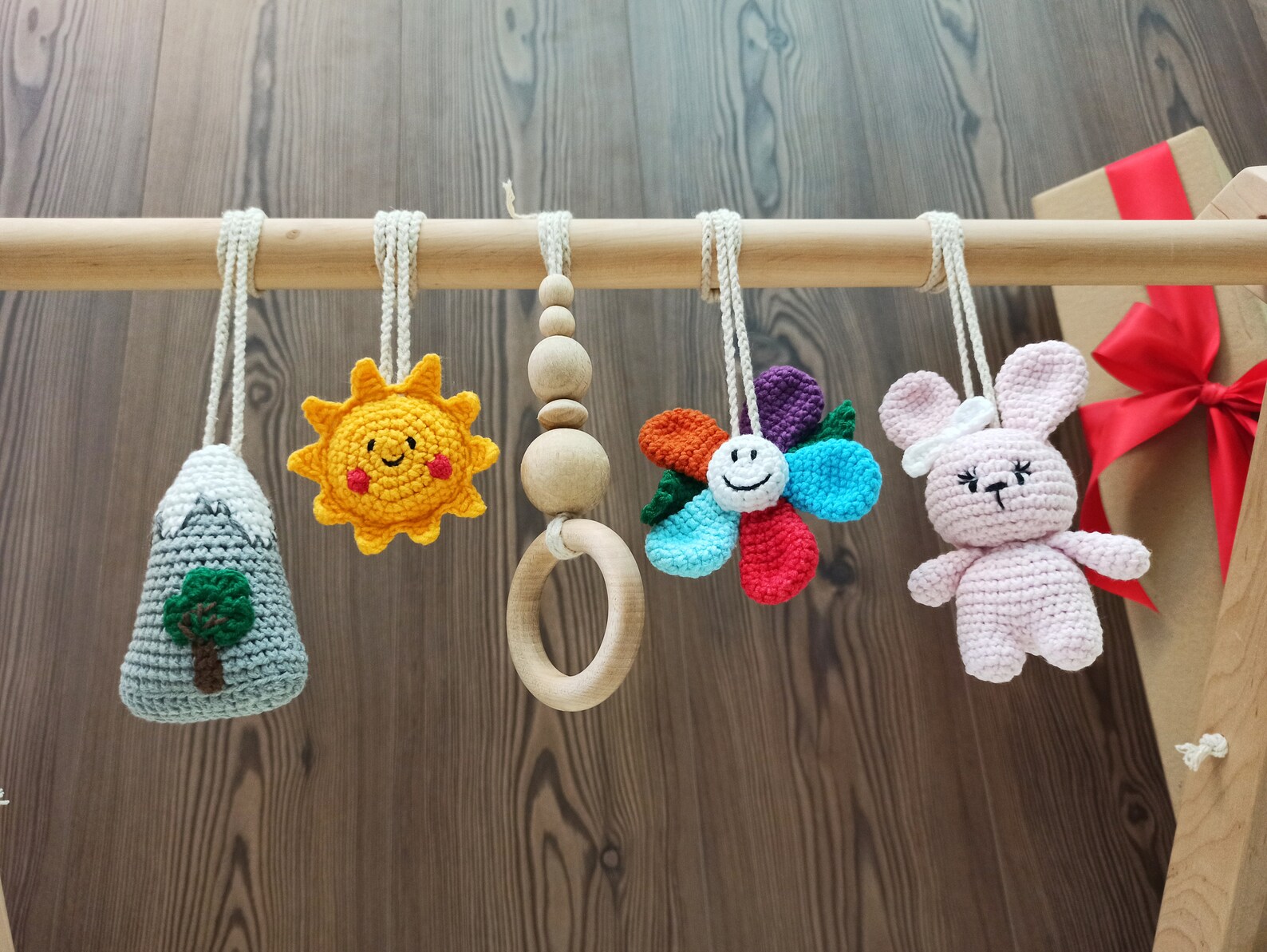 Baby gym mobiles / Infant activity center / Boho / Shower gift | Etsy
