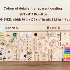 Busy Board, SUPER LARGE With Lights for Wall / Big Busy Board for ...