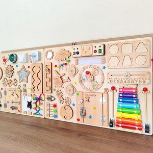 Busy Board, SUPER LARGE With Lights for Wall / Big Busy Board for ...