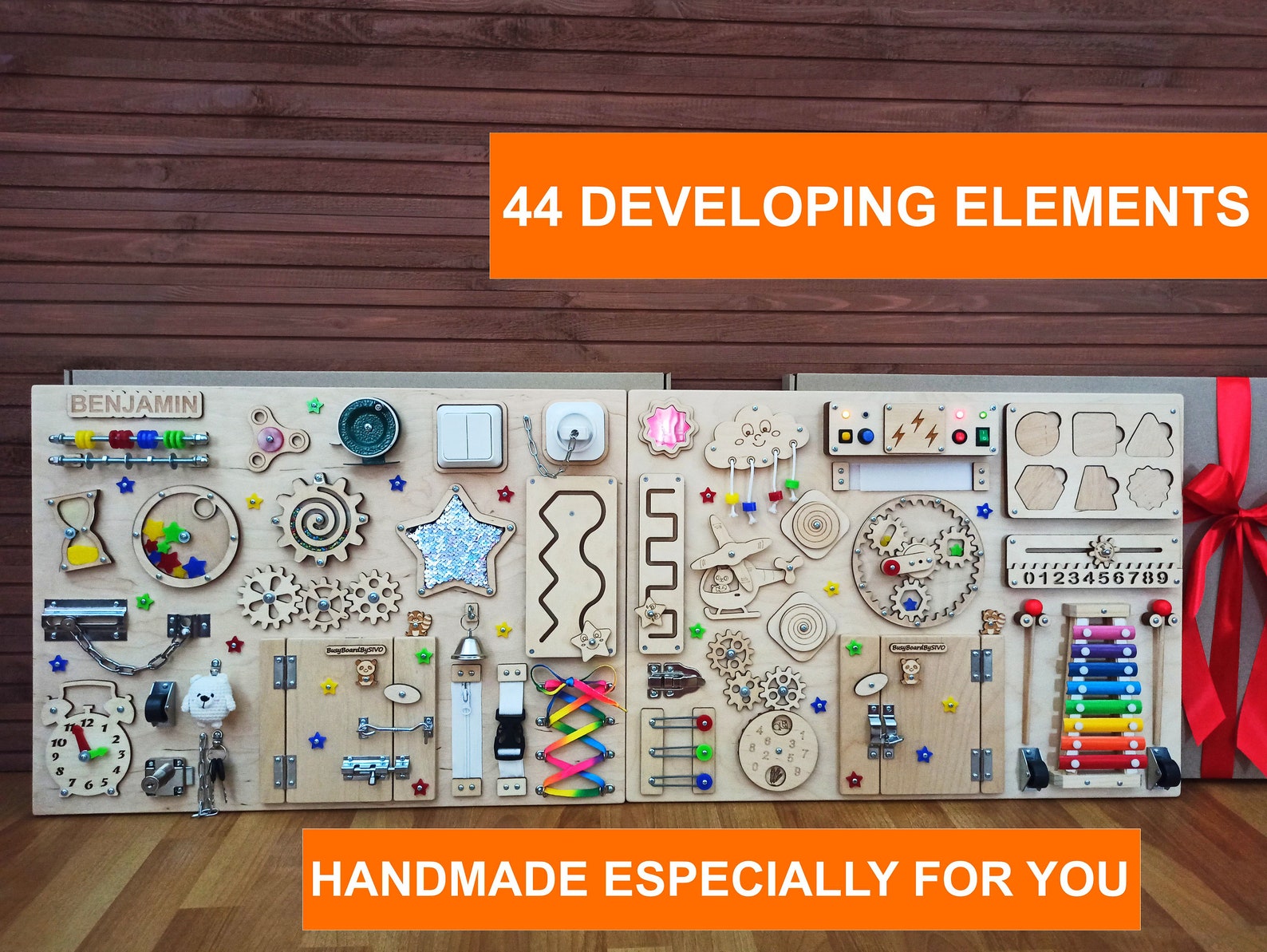 Busy Board SUPER LARGE With Lights for Wall / Big Busy Board - Etsy