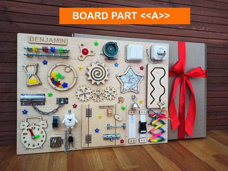 Busy Board SUPER LARGE With Lights for Wall / Big Busy Board - Etsy