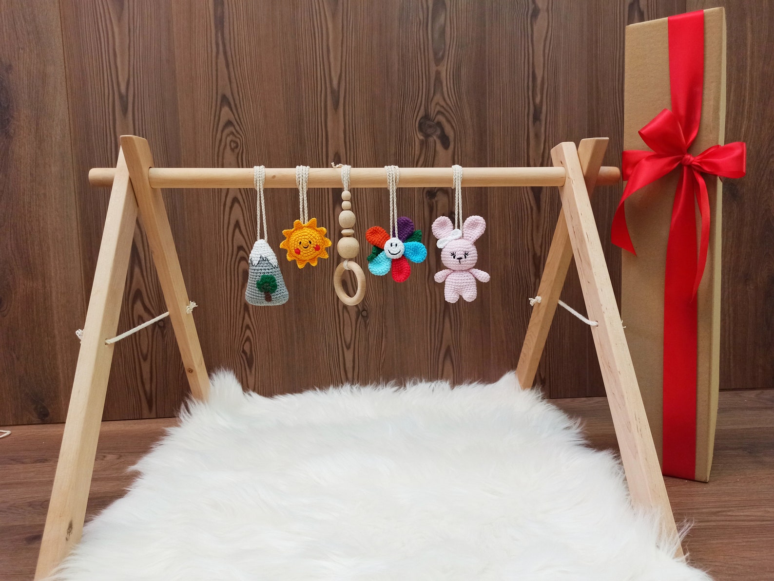 Baby gym mobiles / Infant activity center / Boho / Shower gift | Etsy