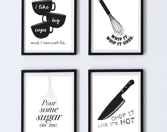 Funny Kitchen Art | Etsy
