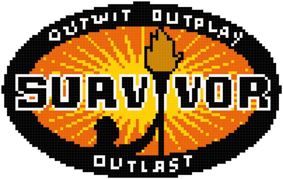 Survivor Logo Digital Cross Stitch Pattern - Etsy