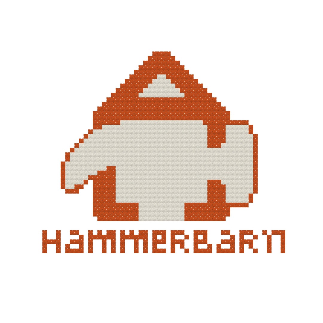 Hammerbarn Logo - Digital Cross Stitch Pattern - Etsy