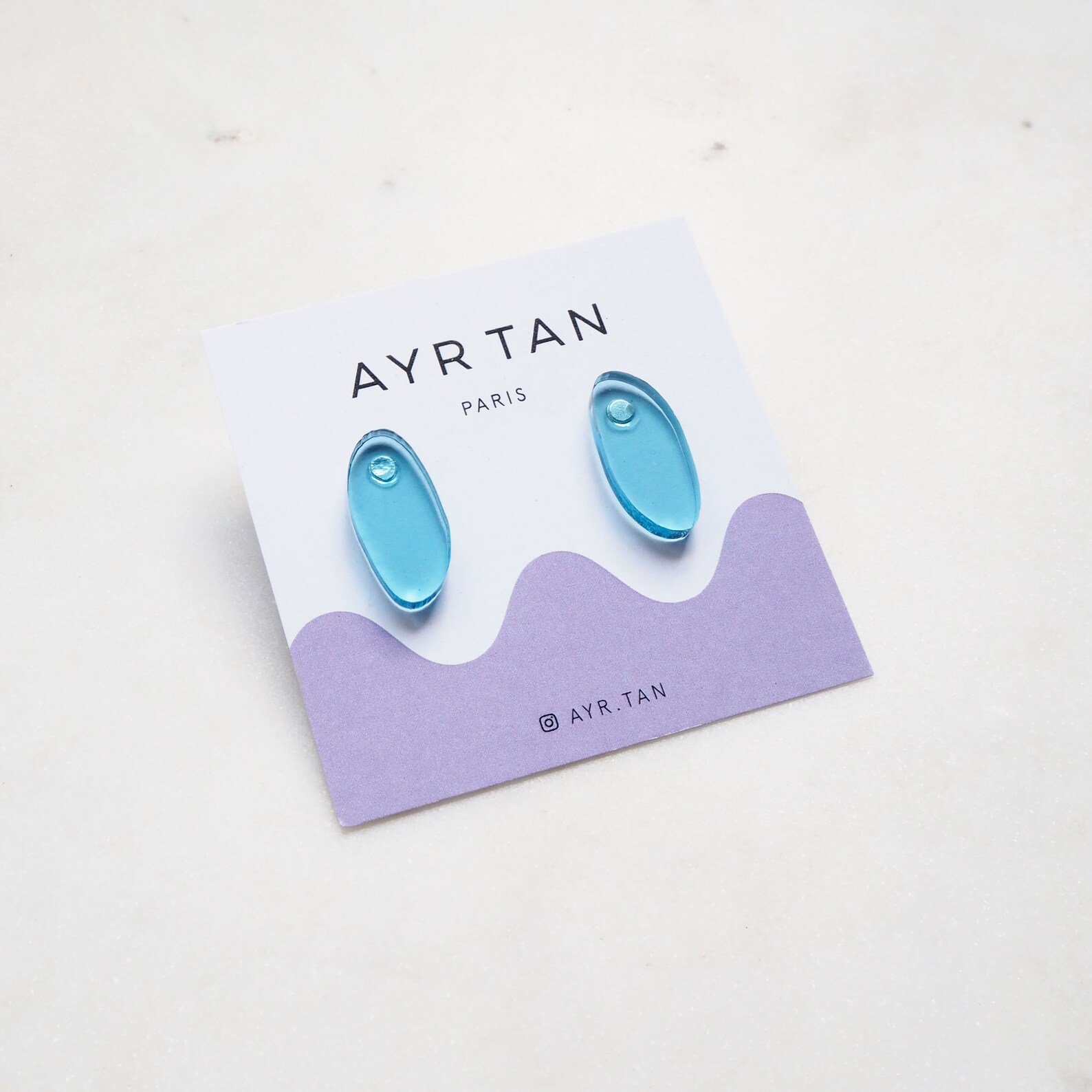 Alas Mini Studs Recycled Acrylic Plastic Eco-friendly | Etsy